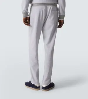 Brioni Cotton-blend Jersey Sweatpants