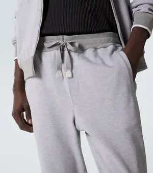 Brioni Cotton-blend Jersey Sweatpants