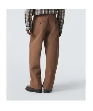 Studio Nicholson Bosworth Cotton Twill Wide-leg Pants