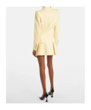 Balmain Chain-detail Pleated Miniskirt