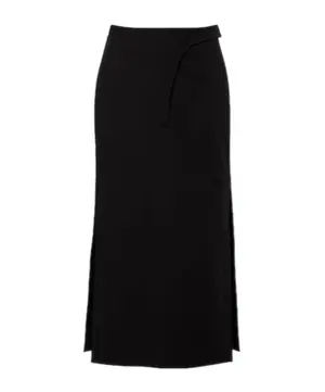 Sportmax Velo Cotton Pencil Skirt - Black