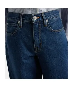SLVRLAKE Tess Low-rise Barrel-leg Jeans