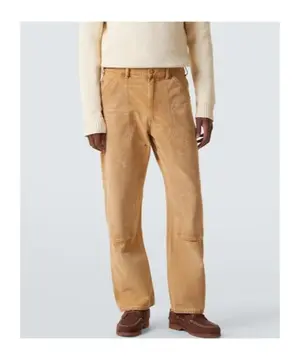 Polo Ralph Lauren Distressed Cotton Canvas Straight Pants