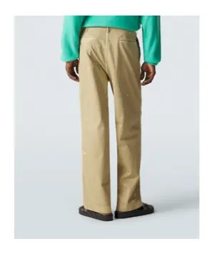 Auralee Distressed Cotton Chinos