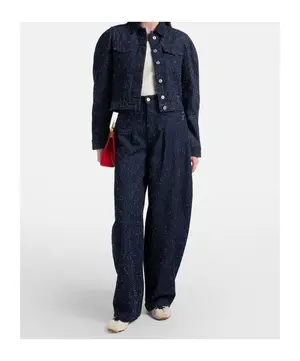 Jacquemus Embroidered Denim Jacket