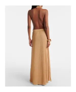 Oseree Lumière Ring Turtleneck Dress