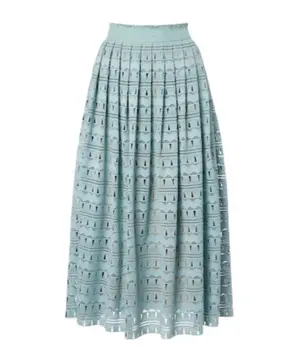 Elie Saab Knitted Maxi Skirt