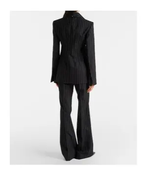 Sportmax Visino Wool-blend Gabardine Flared Pants