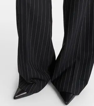 Sportmax Visino Wool-blend Gabardine Flared Pants