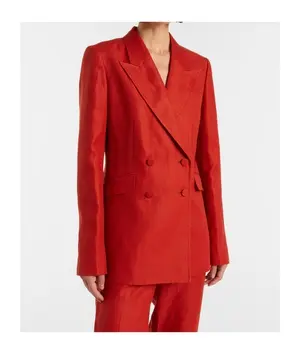 Gabriela Hearst Angela Linen Twill Blazer