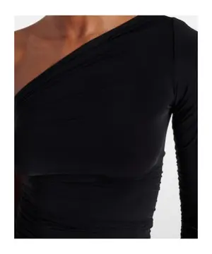 Wolford Draped Semi-sheer Bodysuit