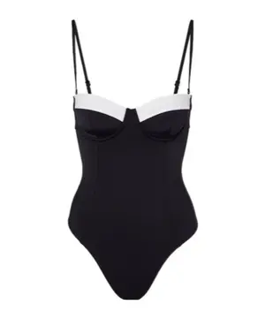 Staud Maeve Swimsuit - Black