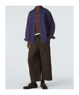 ENTIRE STUDIOS Loft Cropped Cotton Jersey Sweatpants