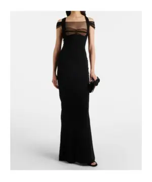 NENSI DOJAKA Draped Maxi Dress