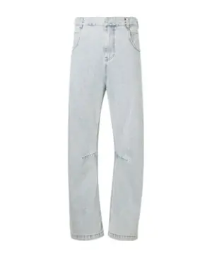 ENTIRE STUDIOS Gem Wide-leg Jeans - White