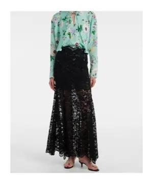 Rabanne Layered Floral Satin Blouse