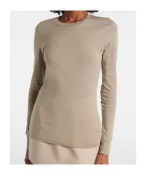Wardrobe.NYC Long-sleeved Cotton Top