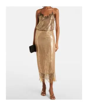 Roberto Cavalli Embellished Wrap Skirt
