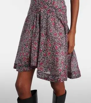 Isabel Marant Étoile Danielle Floral Cotton Voile Minidress