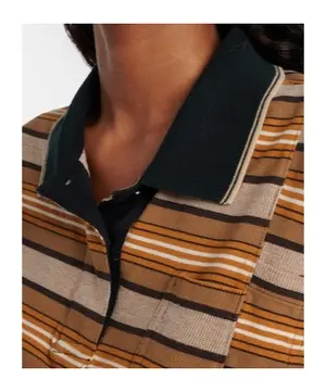 Isabel Marant Étoile Isalyne Striped Cotton Polo Shirt