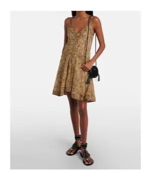 Isabel Marant Étoile Danielle Floral Cotton Voile Minidress