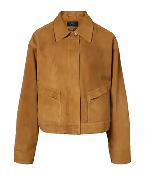 7 For All Mankind Long-sleeved Casual Jacket - Brown