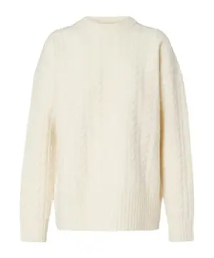 RÓHE Crew Neck Sweater - White