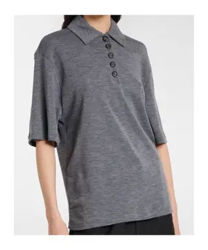 RÓHE Wool Polo Shirt
