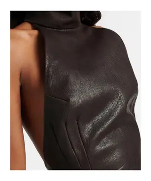 Magda Butrym Halterneck Leather Top