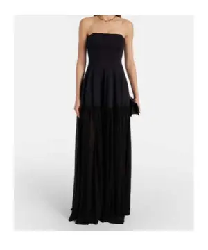 Simkhai Strapless Tulle Maxi Dress