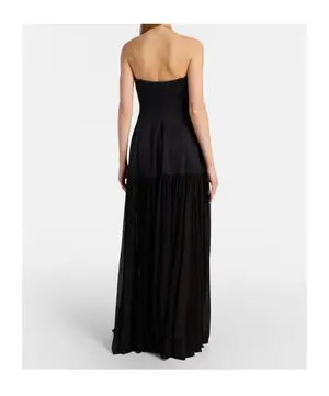 Simkhai Strapless Tulle Maxi Dress
