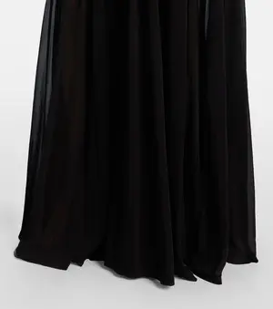 Simkhai Strapless Tulle Maxi Dress