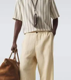 Le Kasha Ehnas Linen Straight Pants