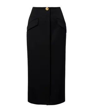 Givenchy Wool Pencil Skirt - Black