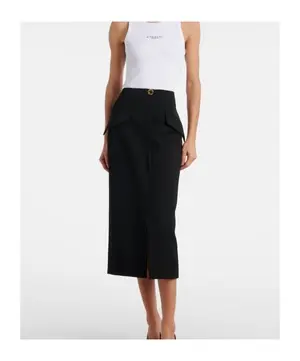 Givenchy Wool Pencil Skirt