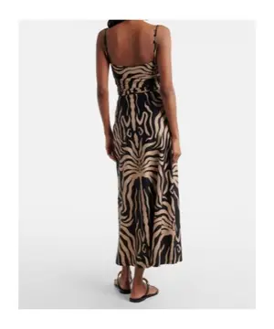 Johanna Ortiz Printed Midi Skirt