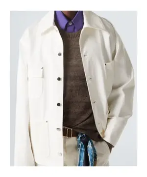 Plan C Logo Denim Field Jacket