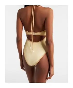 Johanna Ortiz Cutout Halterneck Swimsuit