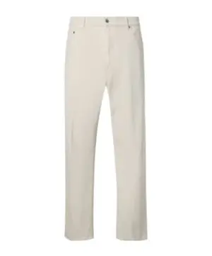 Dunhill Cotton Straight Pants - White