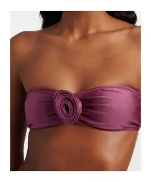 ADRIANA DEGREAS Floral-appliqué Bikini