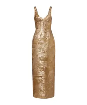 Simkhai Strapless Jacquard Maxi Dress