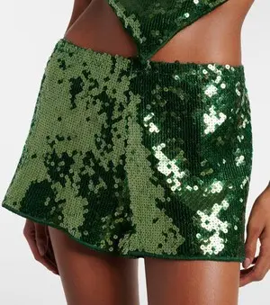 Oseree Sequined Shorts