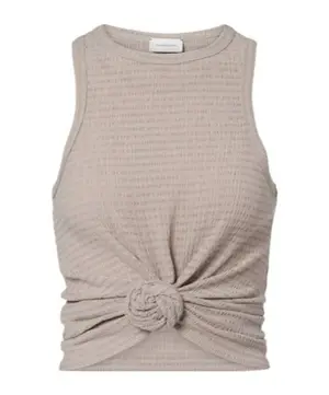 Magda Butrym Striped Top - Nude