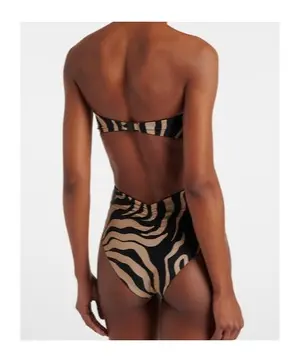 Johanna Ortiz Printed Ring-detail Bikini Bottoms