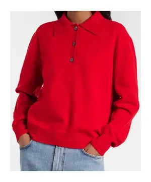 RÓHE Wool And Cashmere Polo Sweater