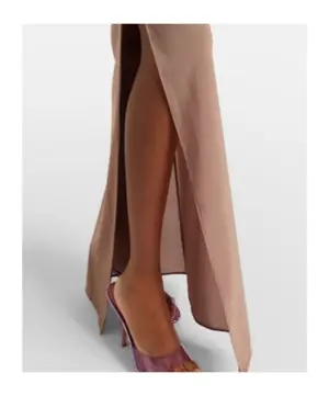 Alex Perry Semi-sheer Strapless Gown