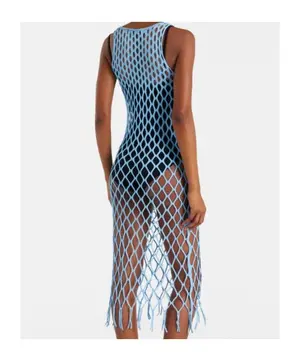Christopher Esber Knitted Mesh Beach Dress
