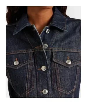 Sportmax Farfalla Denim Midi Dress