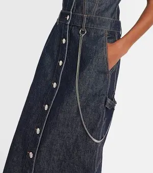 Sportmax Farfalla Denim Midi Dress