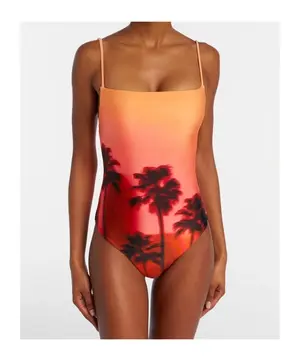 Simkhai Printed Swimsuit